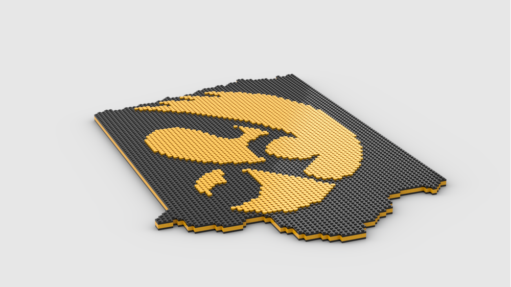 LEGO MOC Iowa Hawkeyes by hawkfan08 | Rebrickable - Build with LEGO