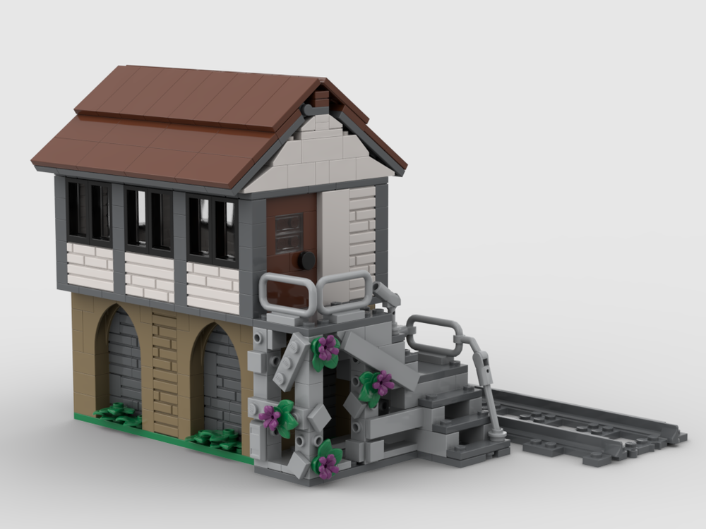 Lego Moc Railway Signal Box By Amacdonald43 Rebrickable Build With Lego