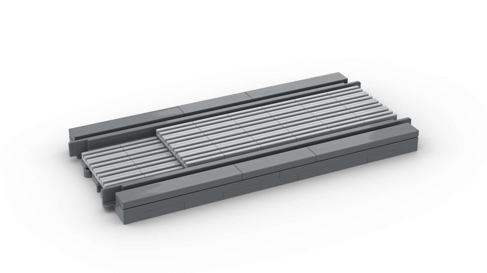 LEGO MOC Tram track - before the bend by Vinci_strange | Rebrickable ...