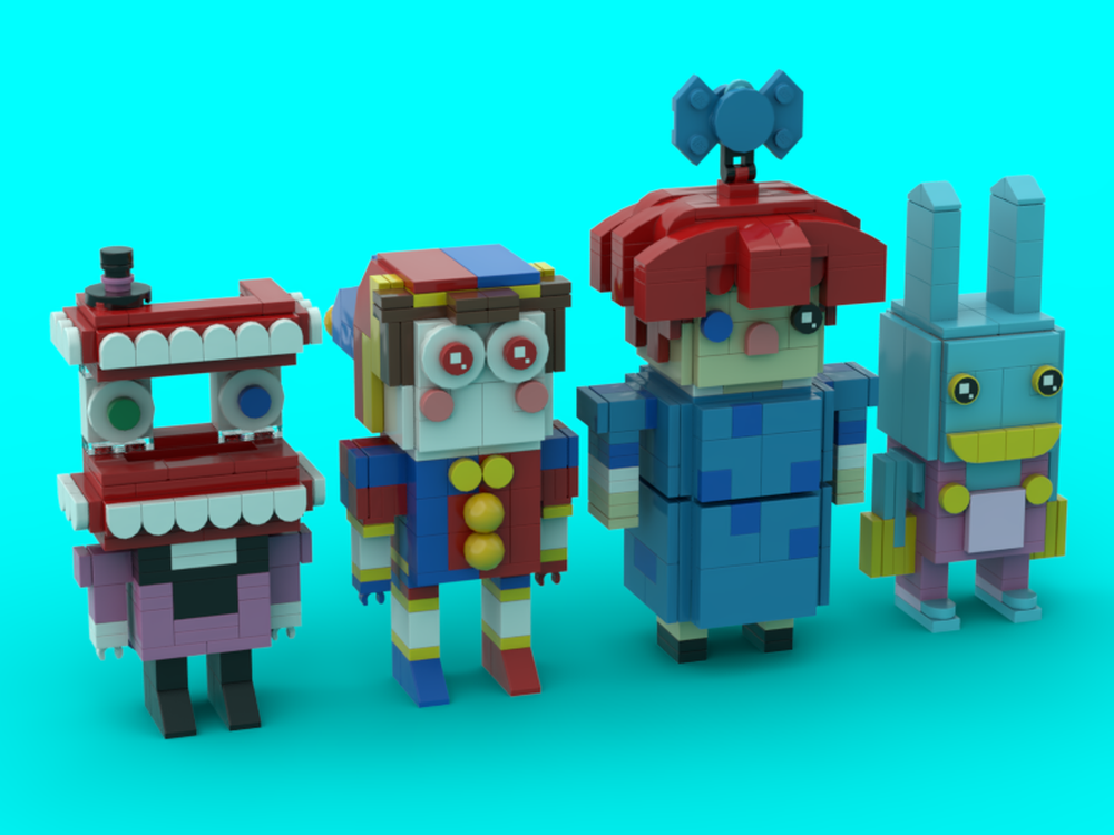 LEGO MOC The Amazing Digital Circus Brickheadz Set 1 by Pikminfan67 ...