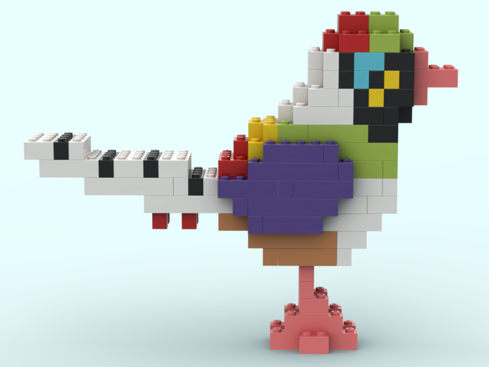 LEGO MOC 11030 Lady Amherst's Pheasant by Pikminfan67 | Rebrickable ...