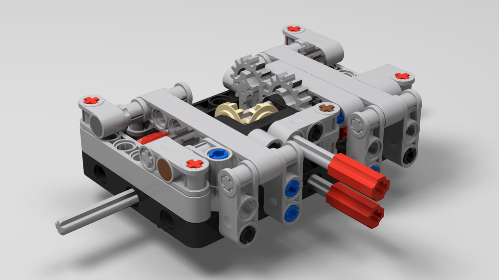 LEGO MOC Tank Subtractor Gearbox v2 by jobosho | Rebrickable - Build ...