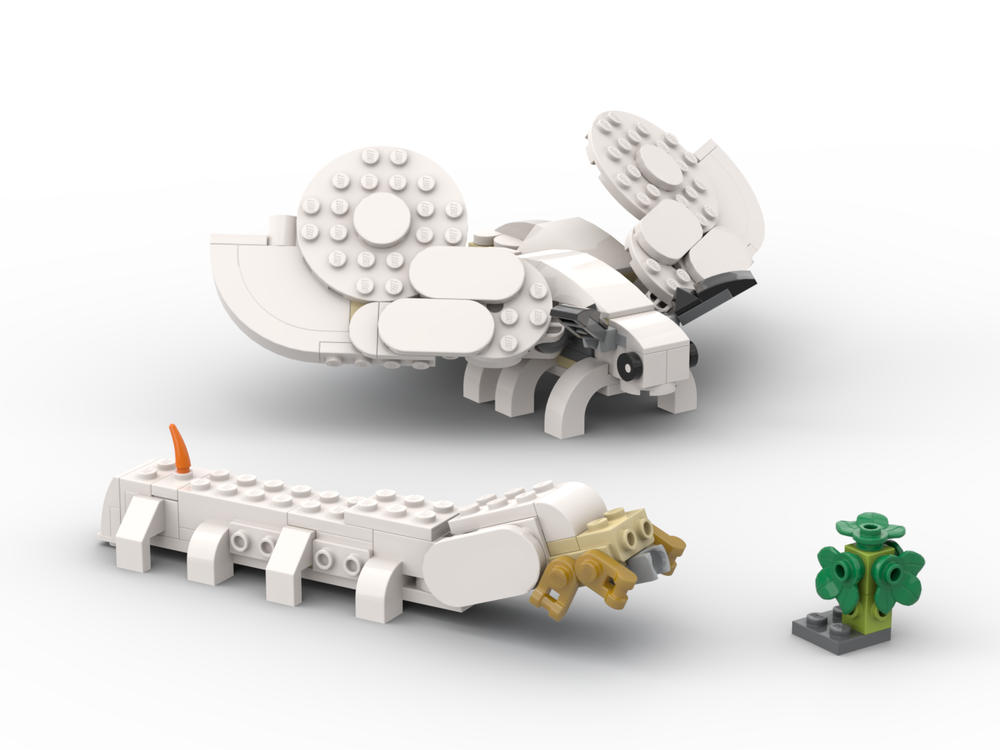 Lego Moc 31133 Silk Moth By Maratus Rebrickable Build With Lego