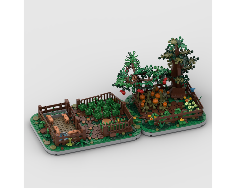 LEGO MOC Small Garden by Fantasts | Rebrickable - Build with LEGO