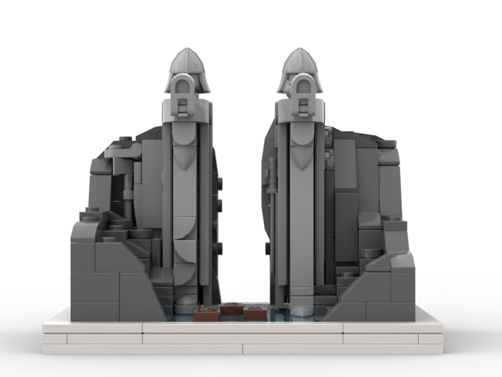 LEGO MOC Argonath by Sswan | Rebrickable - Build with LEGO