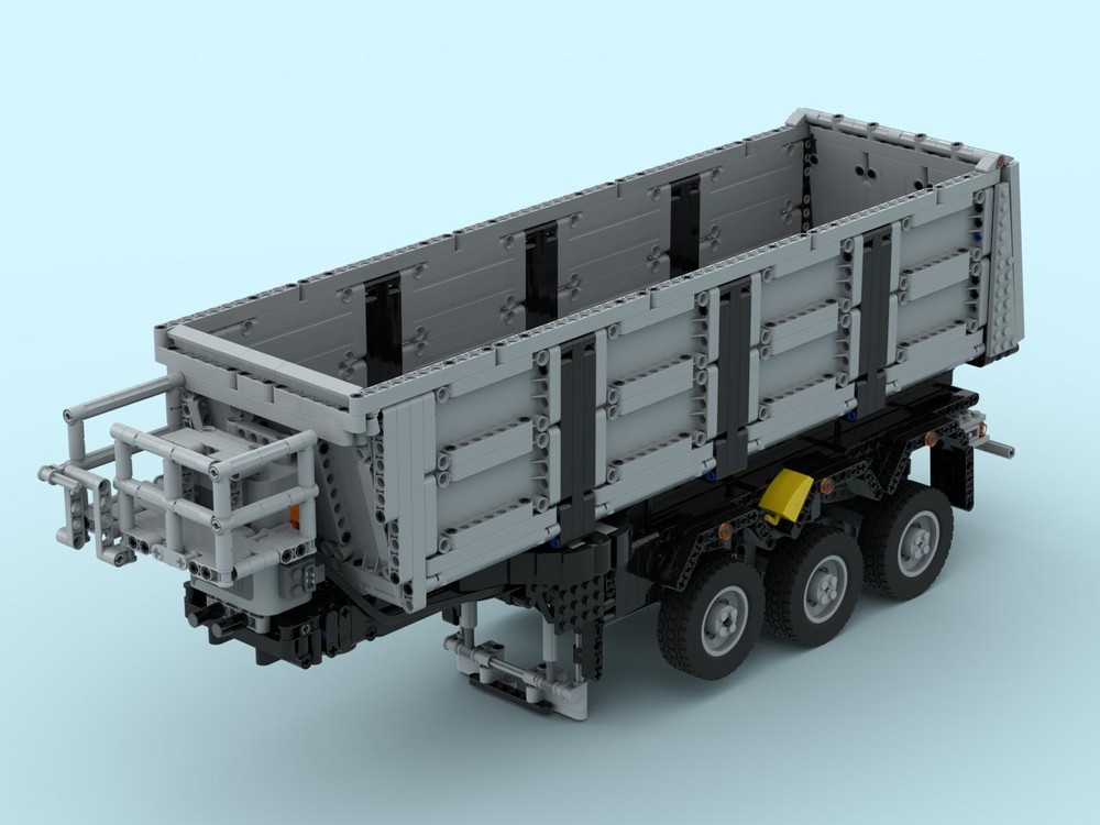 LEGO MOC 3-axle tipper semi trailer by Filbert | Rebrickable - Build ...