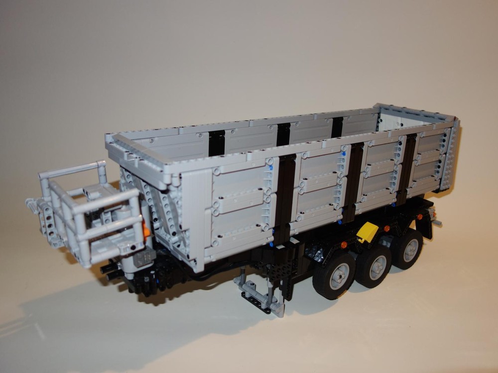 Lego Moc 3 Axle Tipper Semi Trailer By Filbert Rebrickable Build