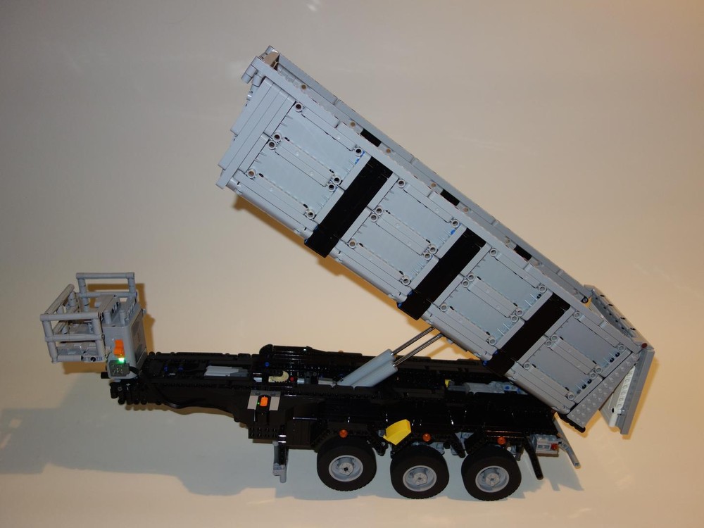 LEGO MOC 3-axle tipper semi trailer by Filbert | Rebrickable - Build ...