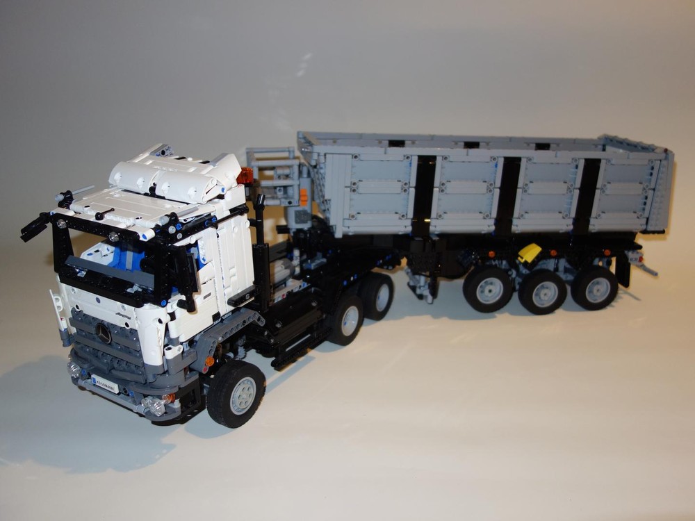 Lego Moc 3 Axle Tipper Semi Trailer By Filbert Rebrickable Build