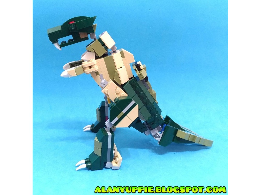 Lego Moc Transformer King Grimlockdinosaur From Lego Creator Set 31121
