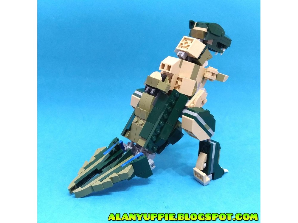 Lego Moc Transformer King Grimlockdinosaur From Lego Creator Set 31121