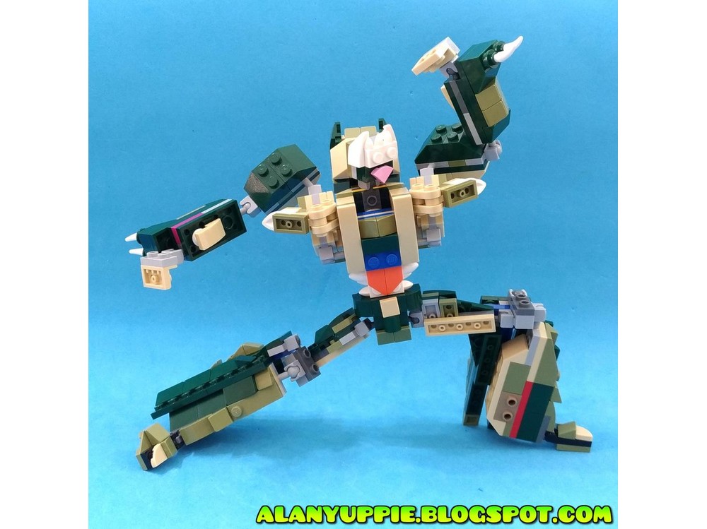 Lego Moc Transformer King Grimlockdinosaur From Lego Creator Set 31121