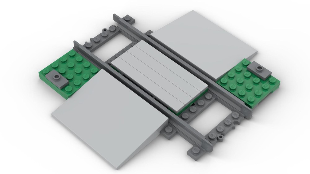 LEGO MOC Leo's Train Crossing by FrankCoupal | Rebrickable - Build with ...