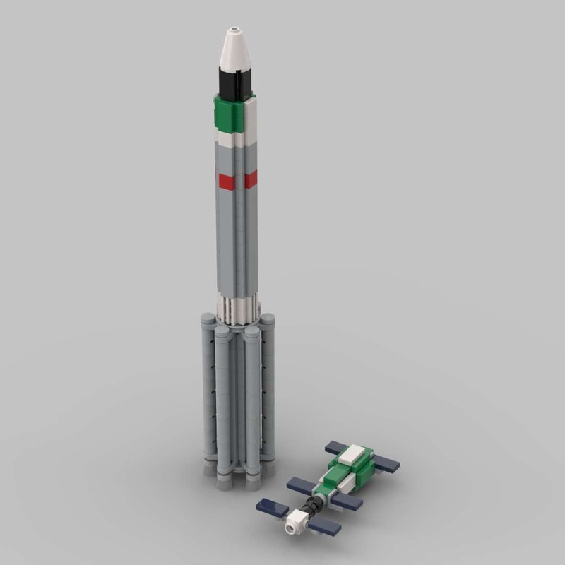 LEGO MOC Proton K and Salyut 1 (1:220) by TheBlackShark_77 ...