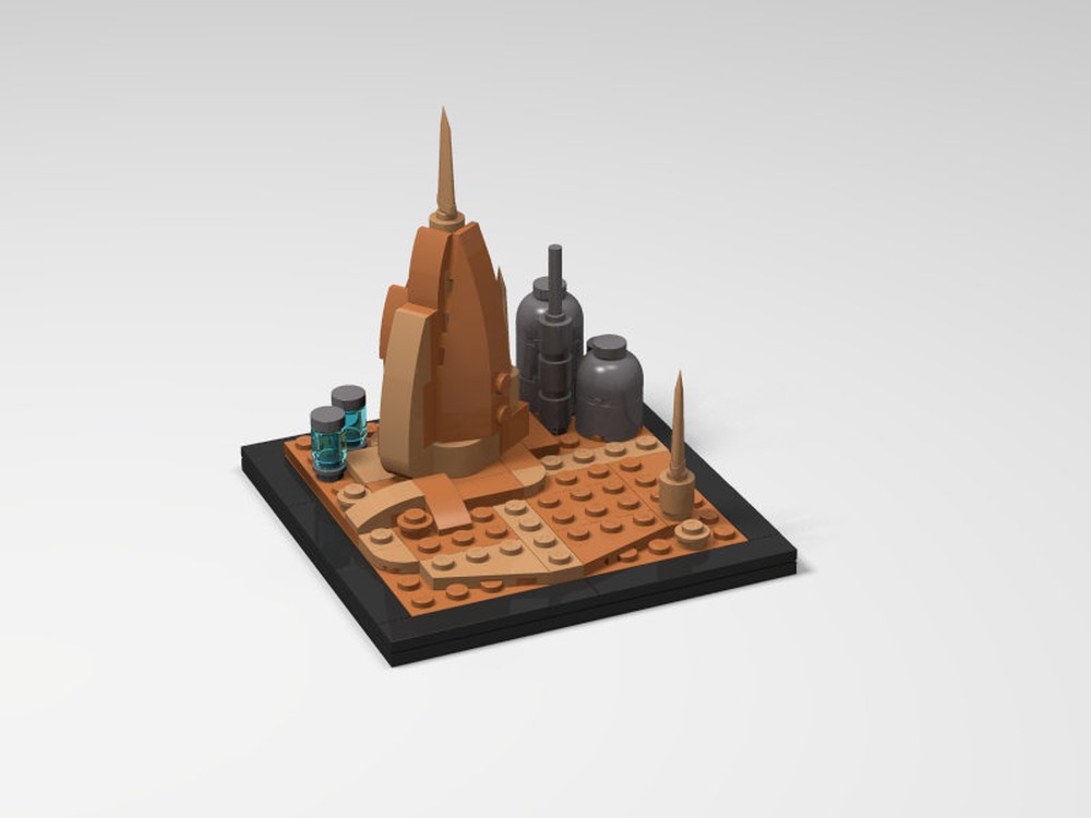 LEGO MOC Geonosis landscape 2 by LucSoleBricks | Rebrickable - Build ...