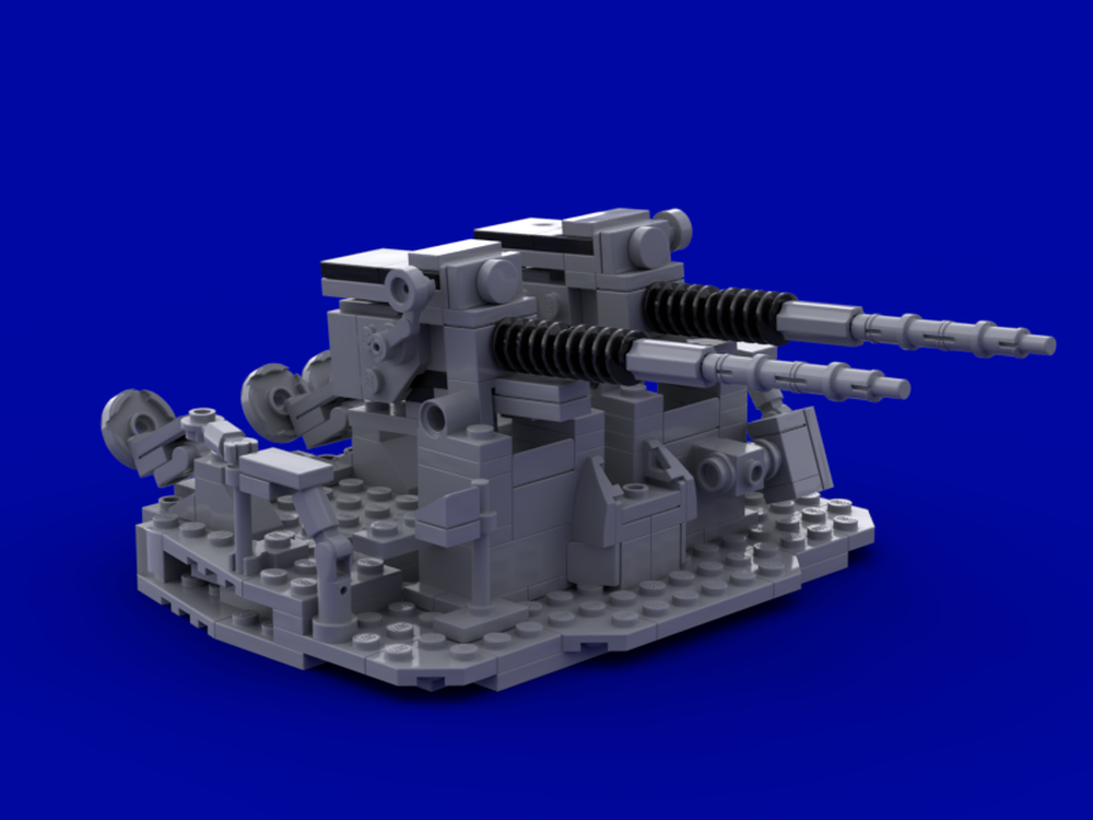 LEGO MOC Mark 33 3-inch/50-caliber gun by waffl_builds | Rebrickable ...