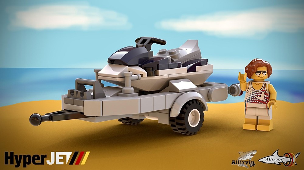 LEGO MOC HyperJET with Trailer by AllirvinExperts | Rebrickable - Build ...