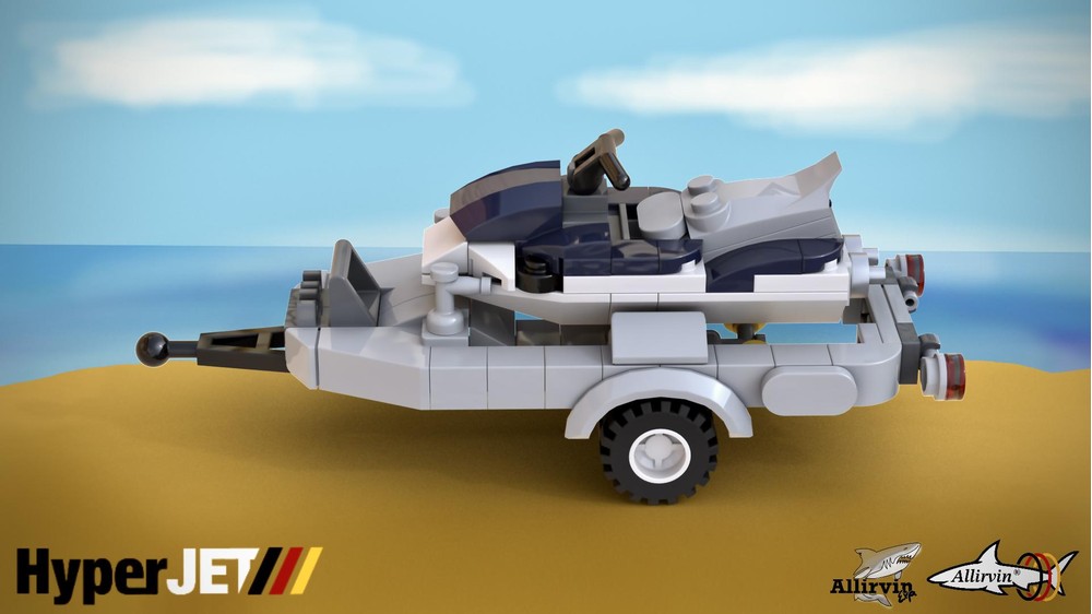 LEGO MOC HyperJET with Trailer by AllirvinExperts | Rebrickable - Build ...