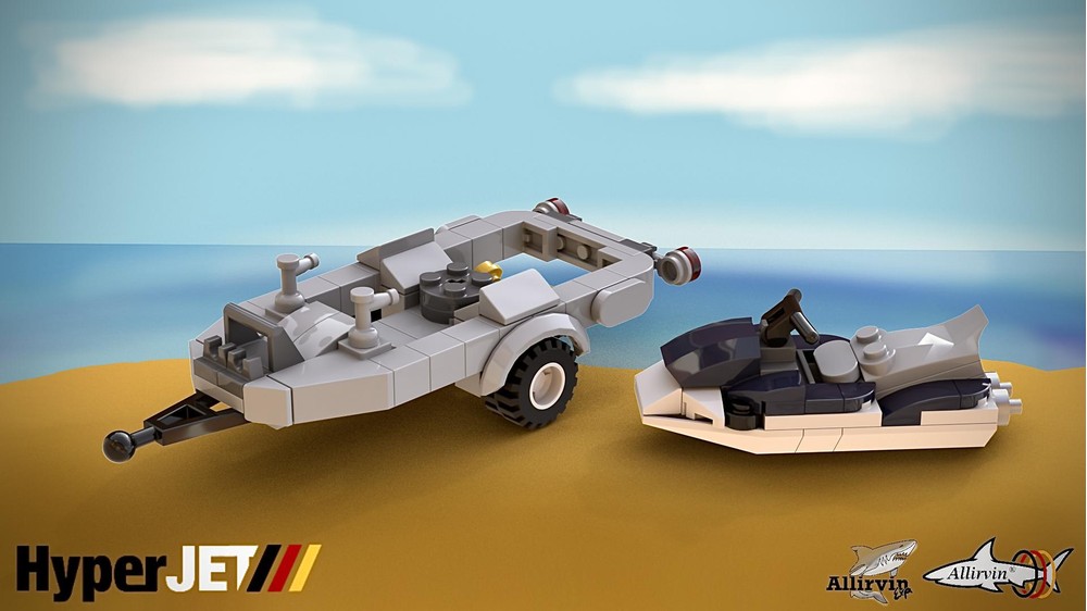 LEGO MOC HyperJET with Trailer by AllirvinExperts | Rebrickable - Build ...