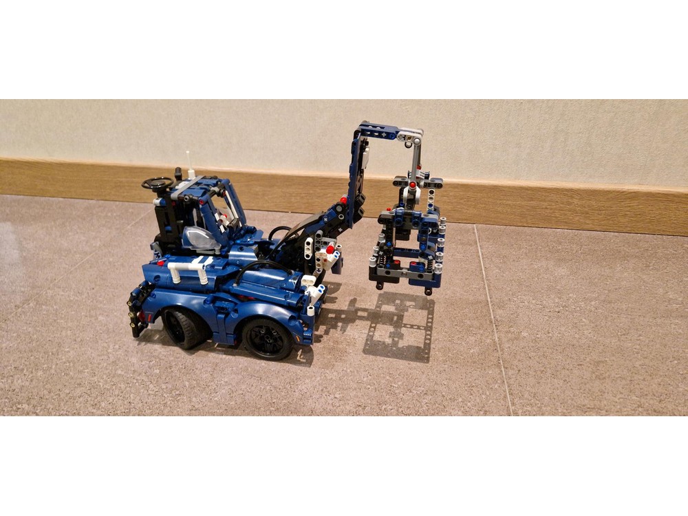 Lego Moc 42154 Model B Reach Stacker By Iwogla Rebrickable Build