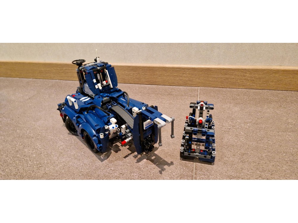 Lego Moc 42154 Model B Reach Stacker By Iwogla Rebrickable Build