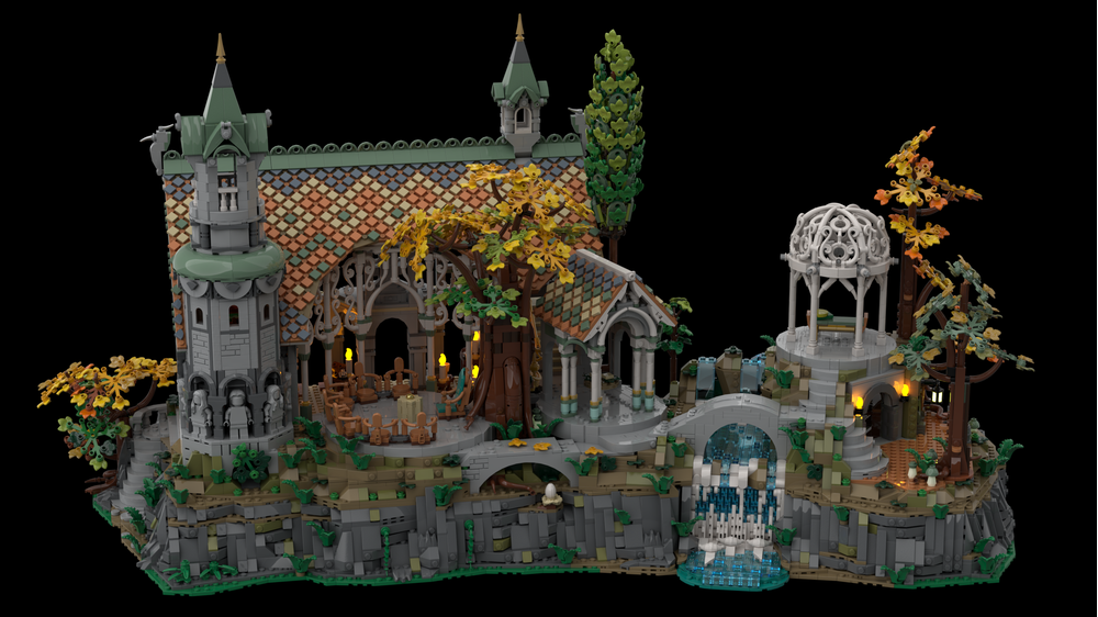 Lego Moc Rivendell Base Upgrade Version 01 By Metz Rebrickable