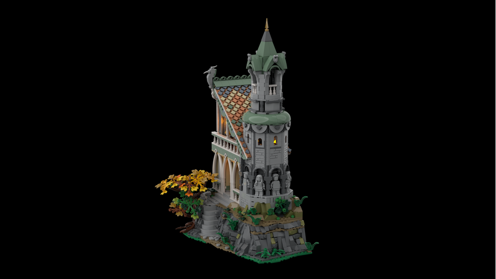 Lego Moc Rivendell Base Upgrade Version 01 By Metz Rebrickable