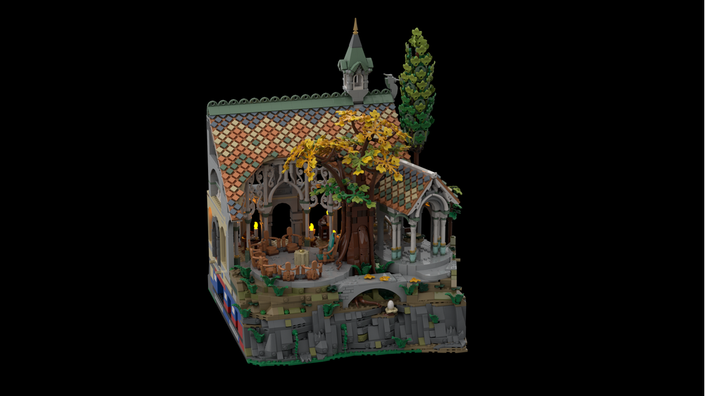 Lego Moc Rivendell Base Upgrade Version 01 By Metz Rebrickable
