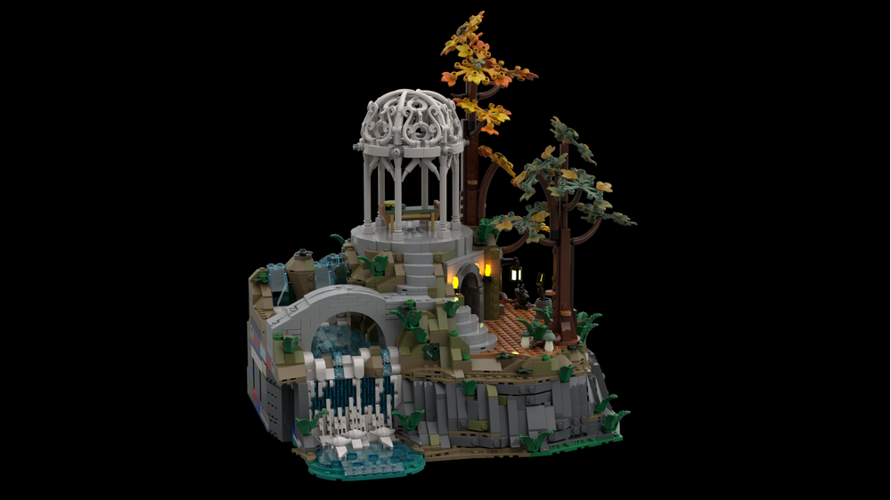 Lego Moc Rivendell Base Upgrade Version 01 By Metz Rebrickable