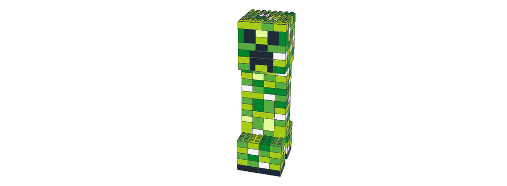 LEGO MOC-160643 Minecraft Creeper by Kykina | Rebrickable - Build with LEGO