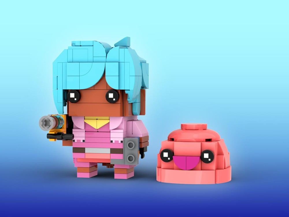 LEGO MOC Beatrix & Pink Slime Brickheadz LEGO MOC - Slime Rancher by ...