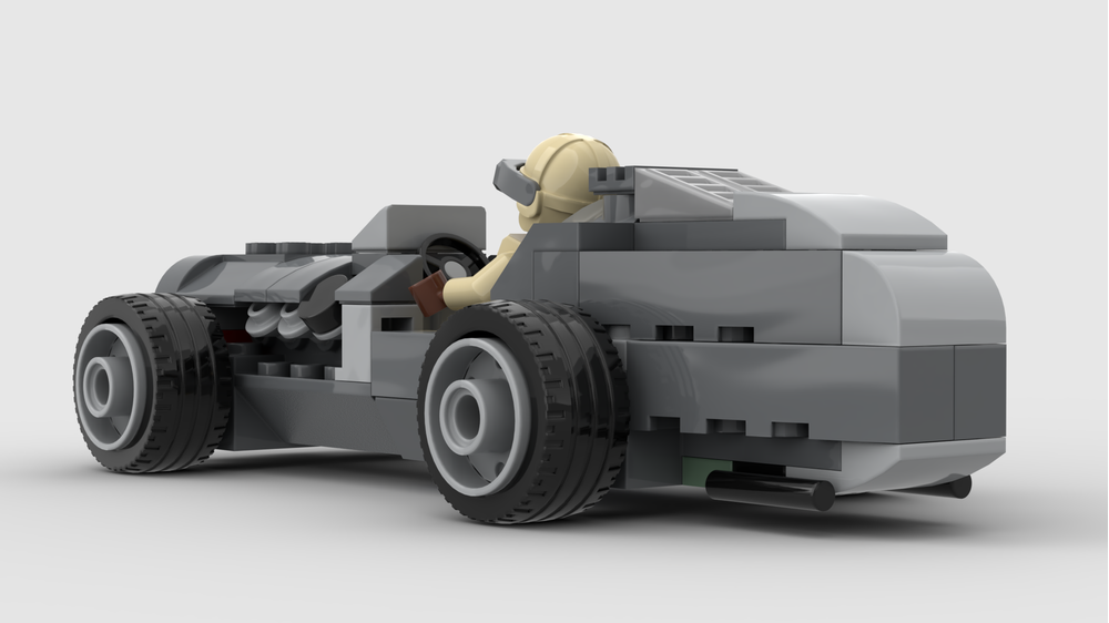 Lego Moc Classic Racecar By Gdm Rebrickable Build With Lego