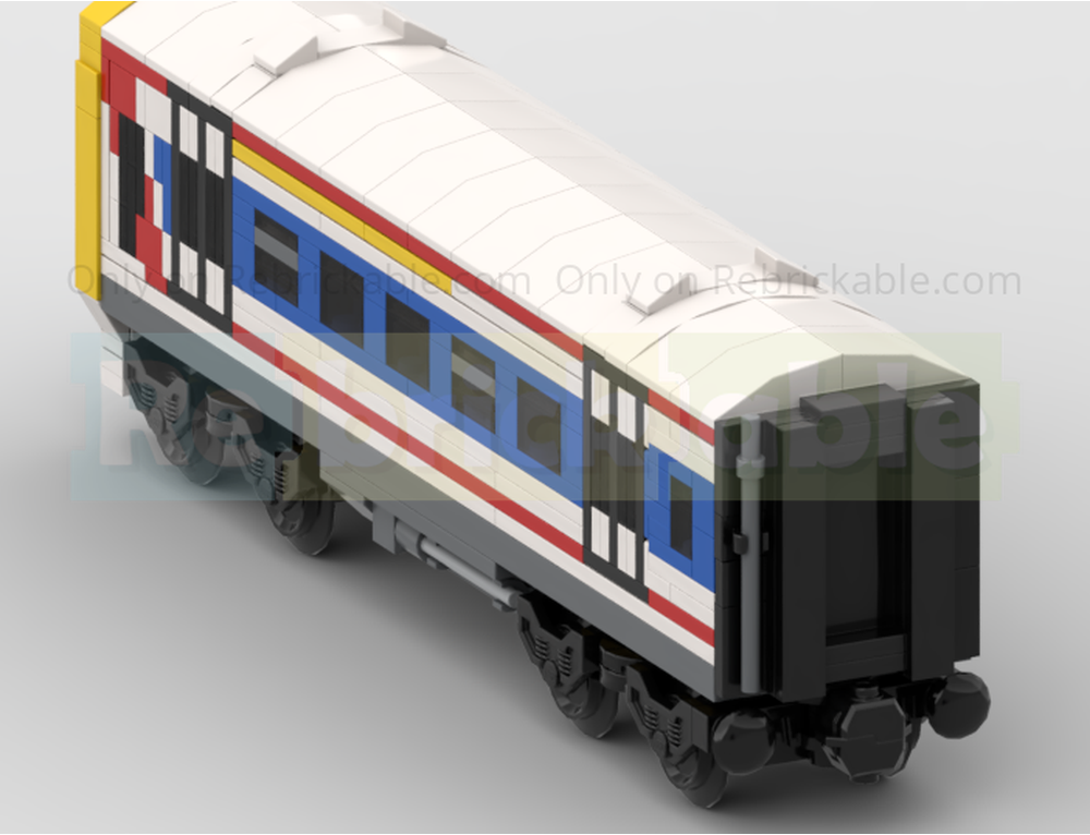 Lego Moc Class 159 3 Carriage Dmu Train In Network Southeast Livery By