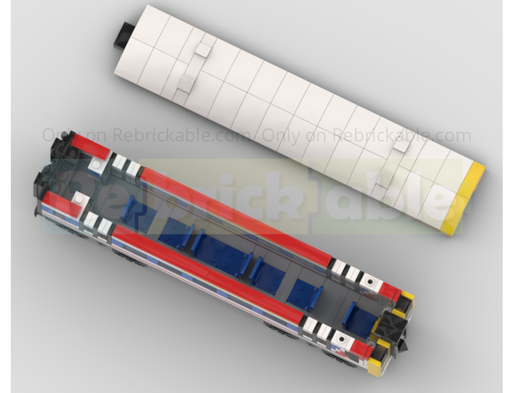 Lego Moc Class 159 3 Carriage Dmu Train In Network Southeast Livery By
