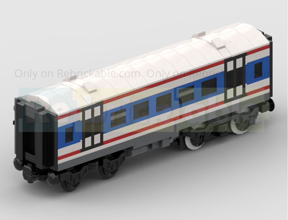 Lego Moc Class 159 3 Carriage Dmu Train In Network Southeast Livery By