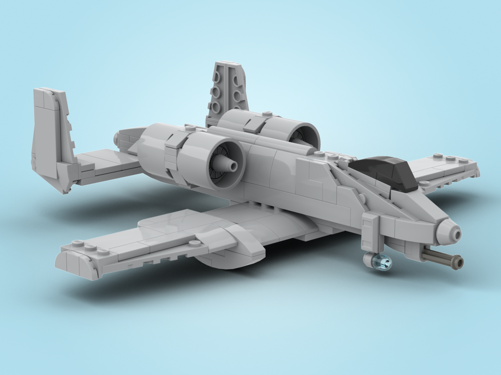 Lego Moc A 10 Thunderbolt Ii 172 Scale By Abracadabrick