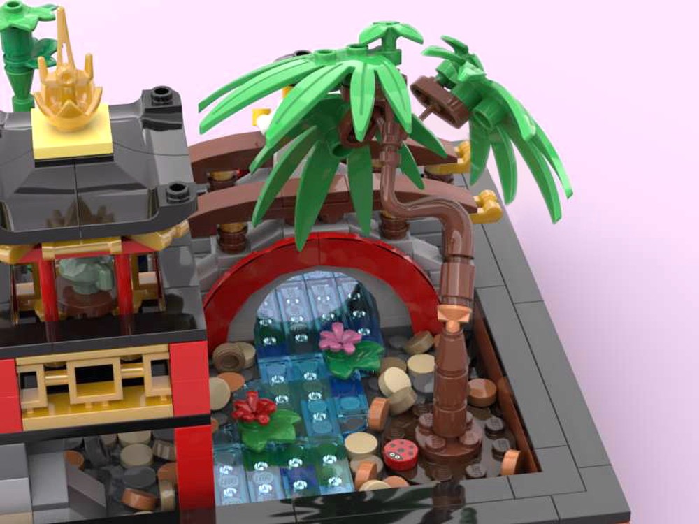 Lego Moc Zen Garden By Ad000 Rebrickable Build With Lego