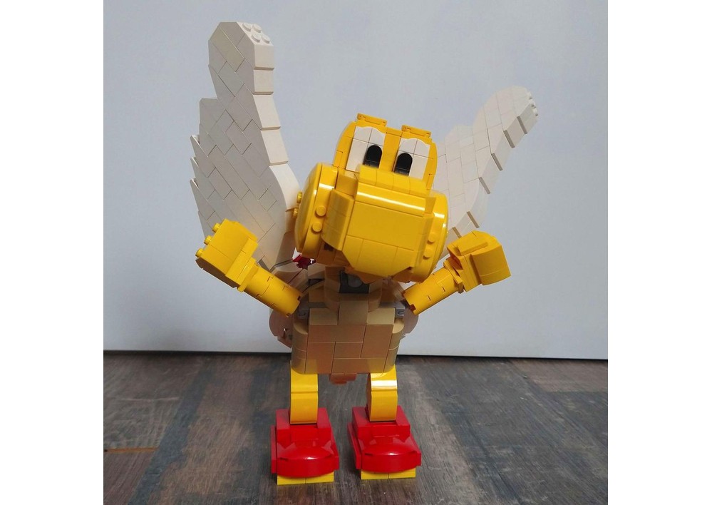 LEGO MOC Red Koopa Paratroopa - Posable Display Figure 01 - Super Mario ...