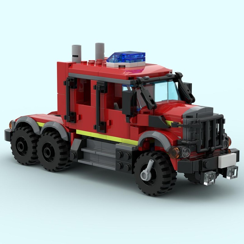 LEGO MOC Forest Fire Truck by Wacky | Rebrickable - Build with LEGO