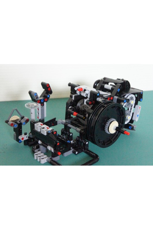 LEGO MOC 42155 4-Strokes Mono Piston Engine by stephane85 | Rebrickable ...