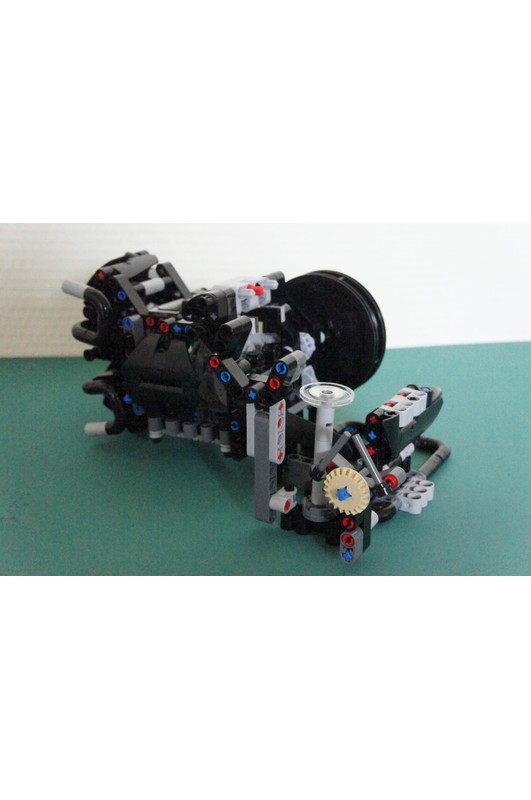 LEGO MOC 42155 4-Strokes Mono Piston Engine by stephane85 | Rebrickable ...