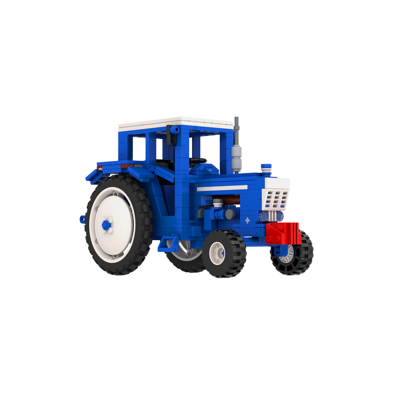 LEGO MOC Ford 5000 Tractor by Creable | Rebrickable - Build with LEGO