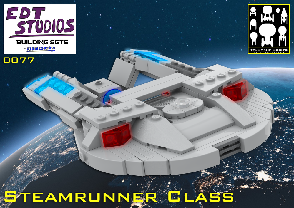LEGO MOC Steamrunner Class by D10MegasXLR | Rebrickable - Build with LEGO