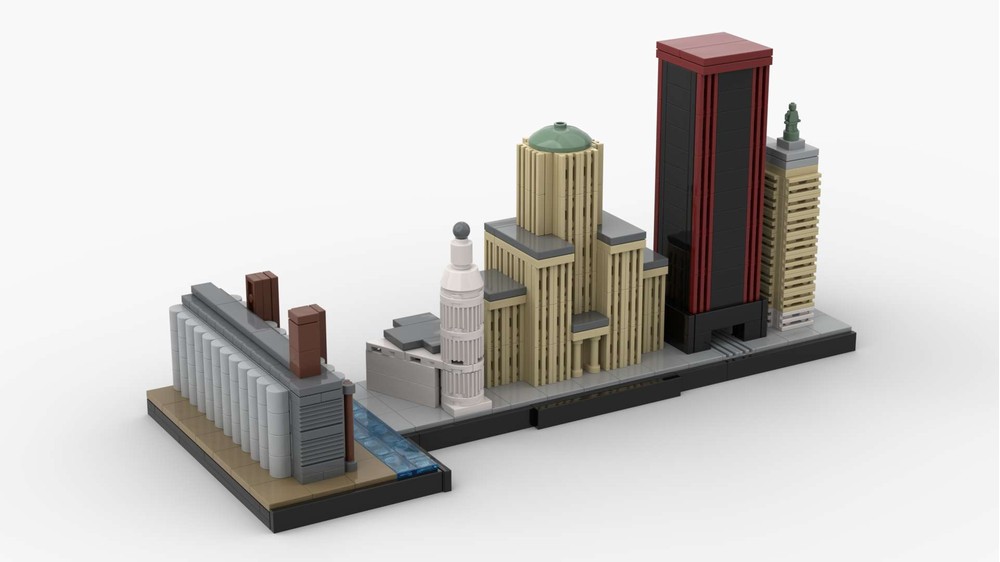 LEGO MOC Buffalo Skyline by GreatToBeGary | Rebrickable - Build with LEGO