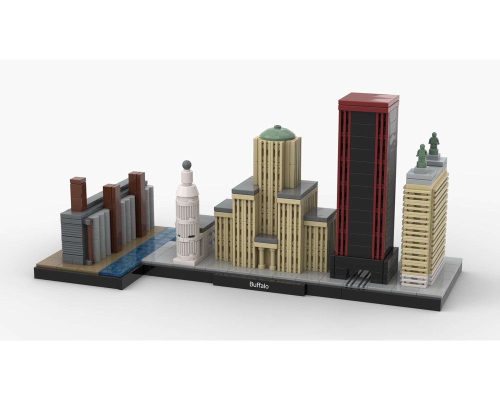 LEGO MOC Buffalo Skyline by GreatToBeGary | Rebrickable - Build with LEGO
