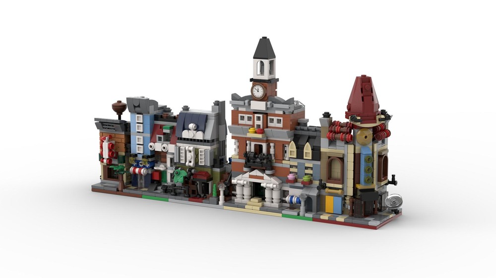 LEGO MOC Mini Modulars 2 by par016 | Rebrickable - Build with LEGO