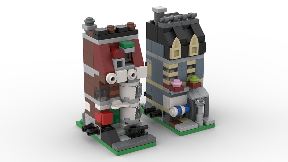 LEGO MOC Mini Modulars 2 by par016 | Rebrickable - Build with LEGO