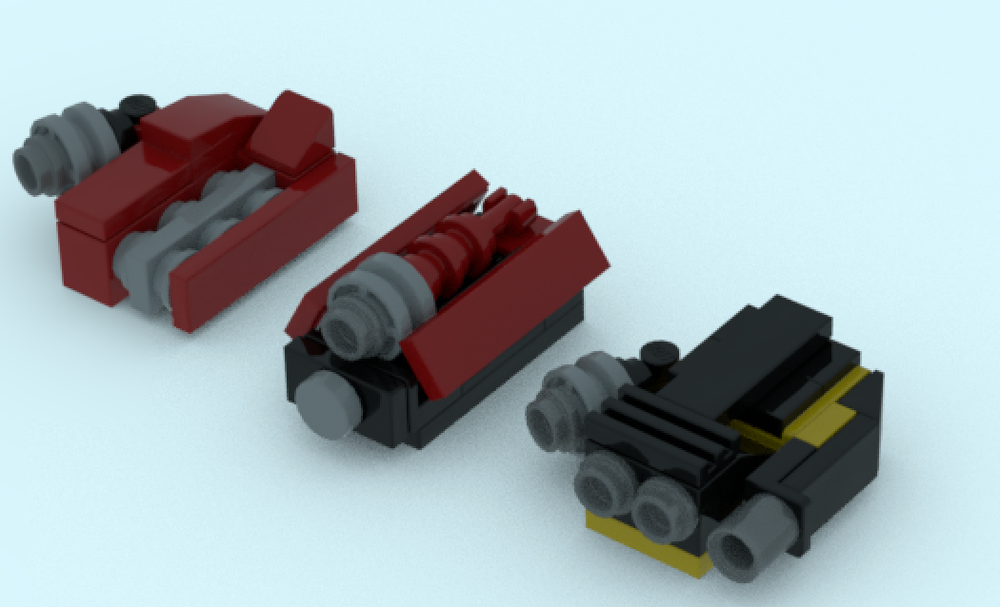 LEGO MOC engine package 3 engines by notimportantdude | Rebrickable ...