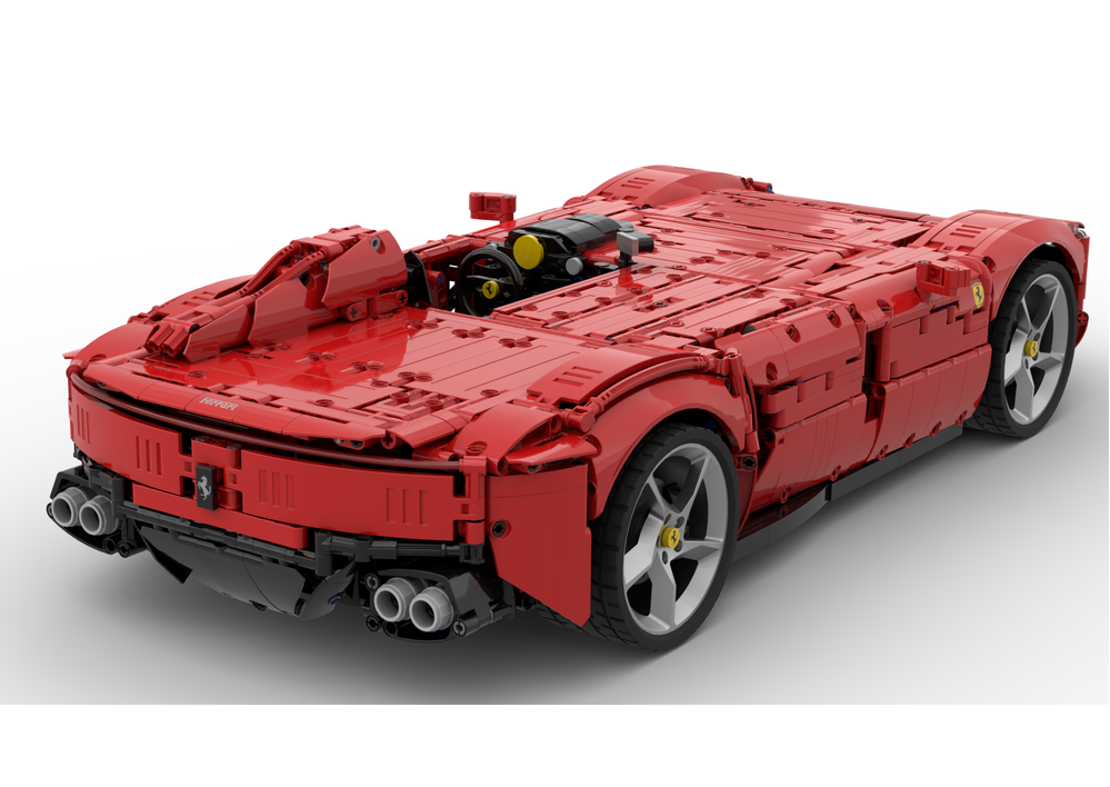 LEGO MOC Ferrari Monza SP1 & SP2 by cardboy | Rebrickable - Build with LEGO