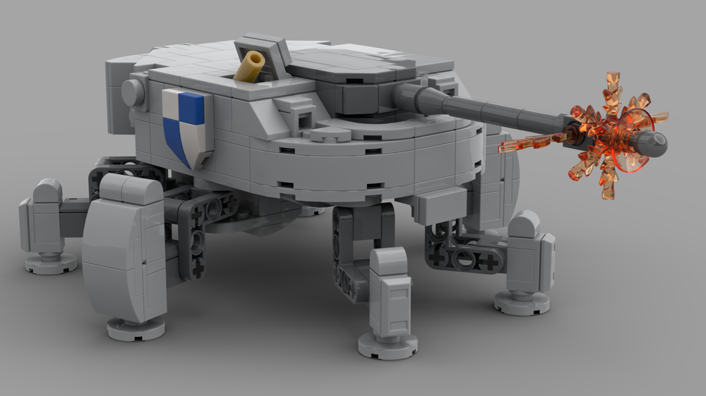 LEGO MOC Dieselpunk walkermech jaeger by StebO | Rebrickable - Build ...